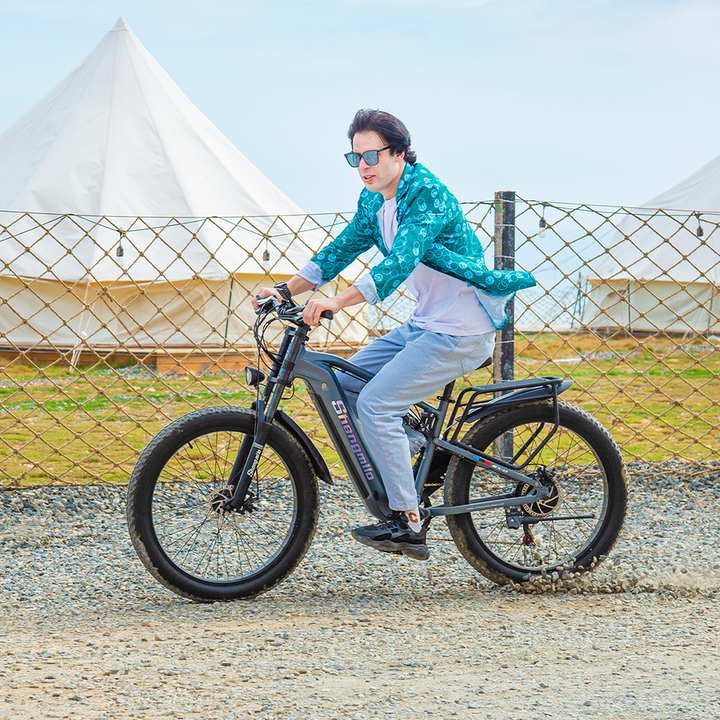 Shengmilo MX05 Full Suspension Electric Mountain Bike 48V 17.5AH 90KM ...