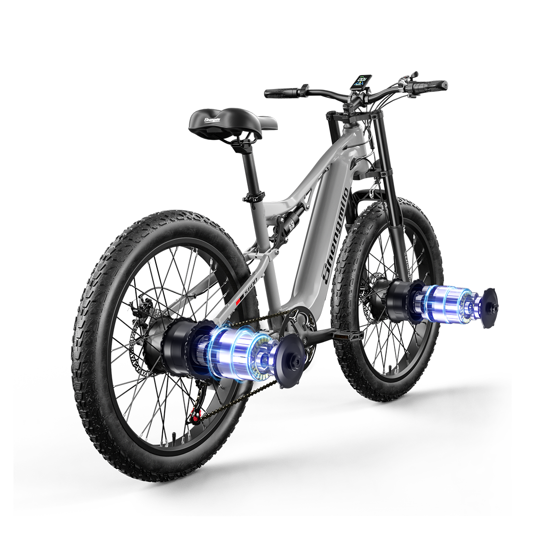 Shengmilo S600 2000W Dual Motor Electric Bike (Pre-sale) – Shengmilo® Official Website
