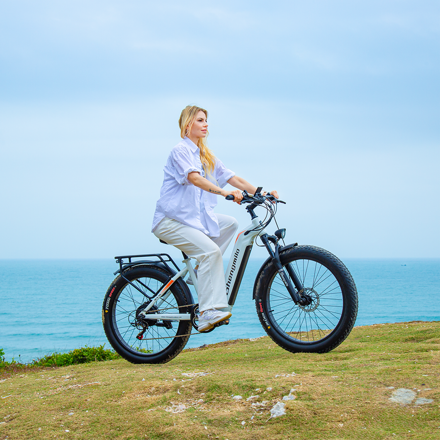 Shengmilo MX06 Step Through E-bike 48V 17.5AH SAMSUNG battery 90KM ran ...