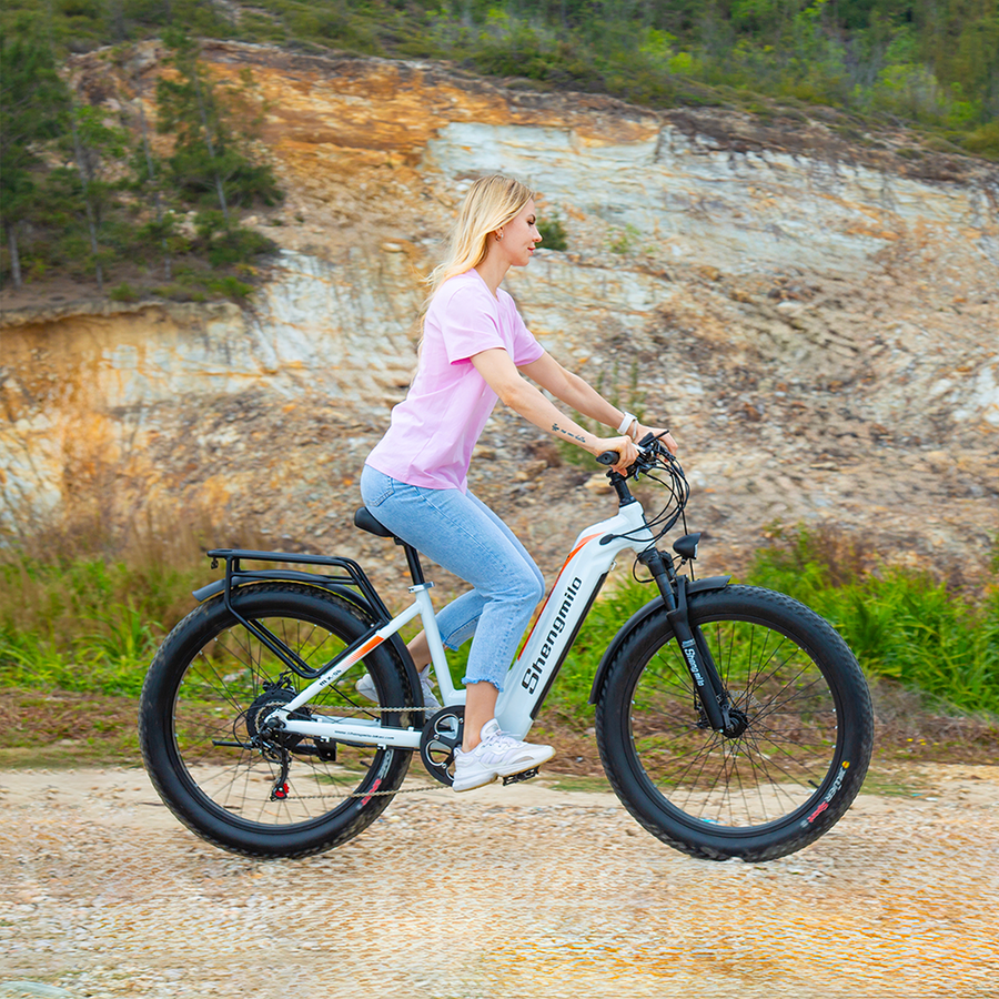 Shengmilo MX06 Step Through E-bike 48V 17.5AH SAMSUNG battery 90KM ran ...