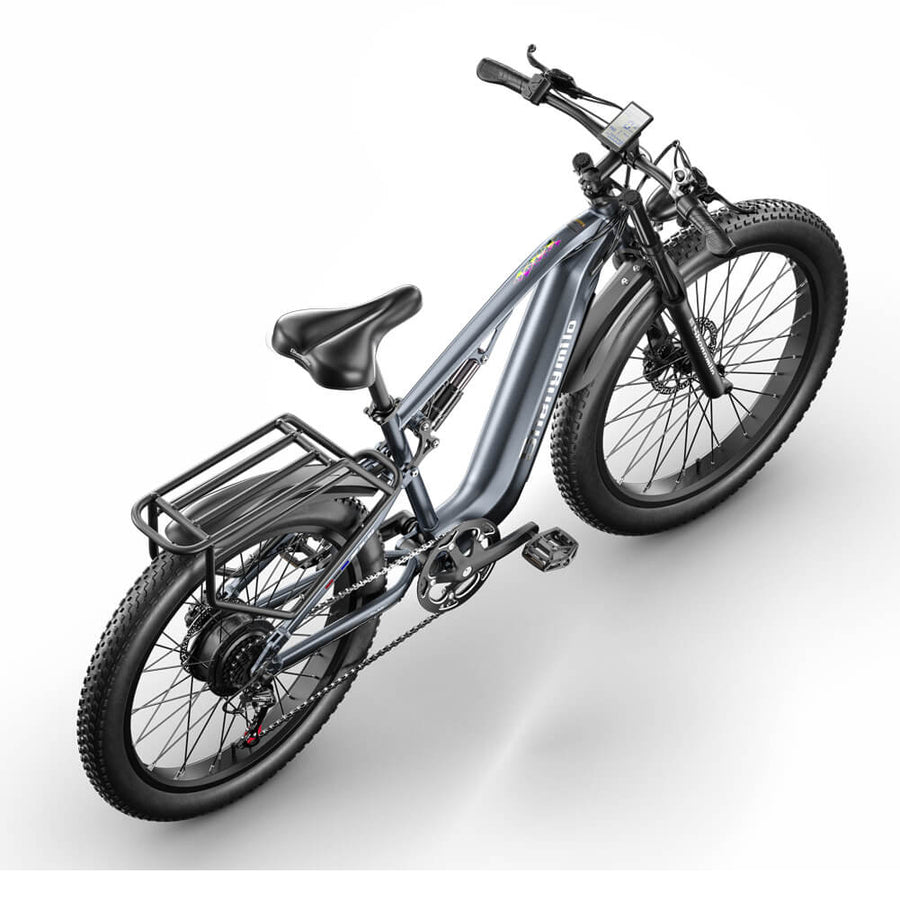 Shengmilo MX05 Full Suspension Electric Mountain Bike 48V 17.5AH 90KM ...